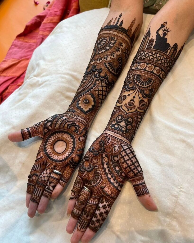 Best 20+ Navratri Mehndi Design » Mixing Images
