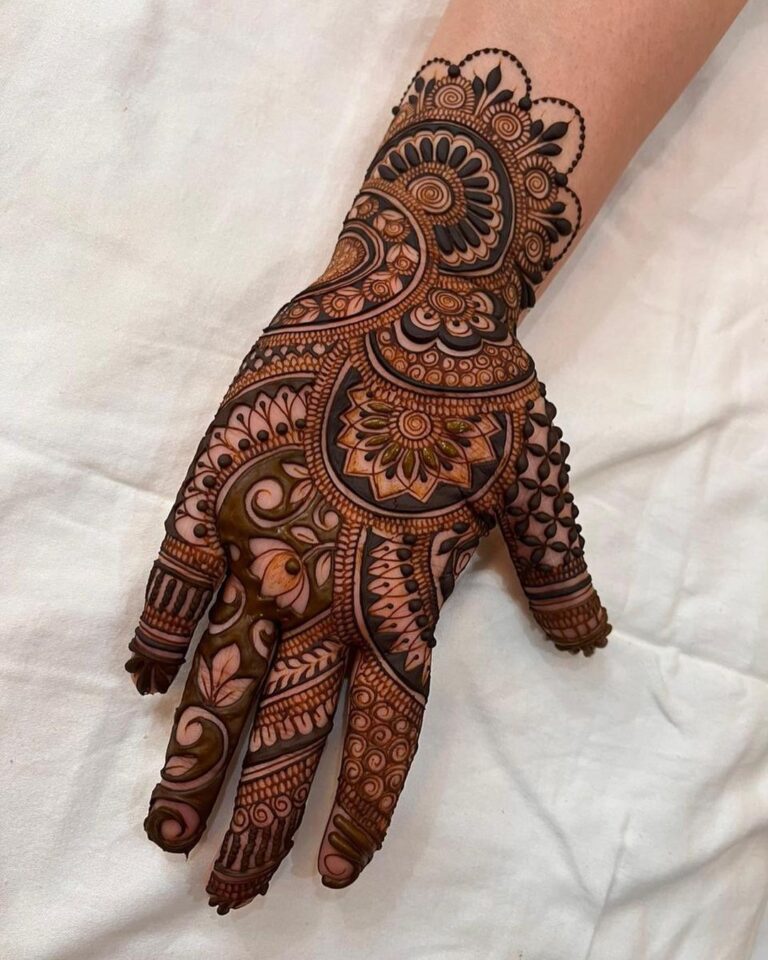 Best 20+ Navratri Mehndi Design » Mixing Images