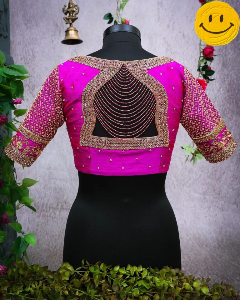 Best 500+ Blouse Back Design » Mixing Images