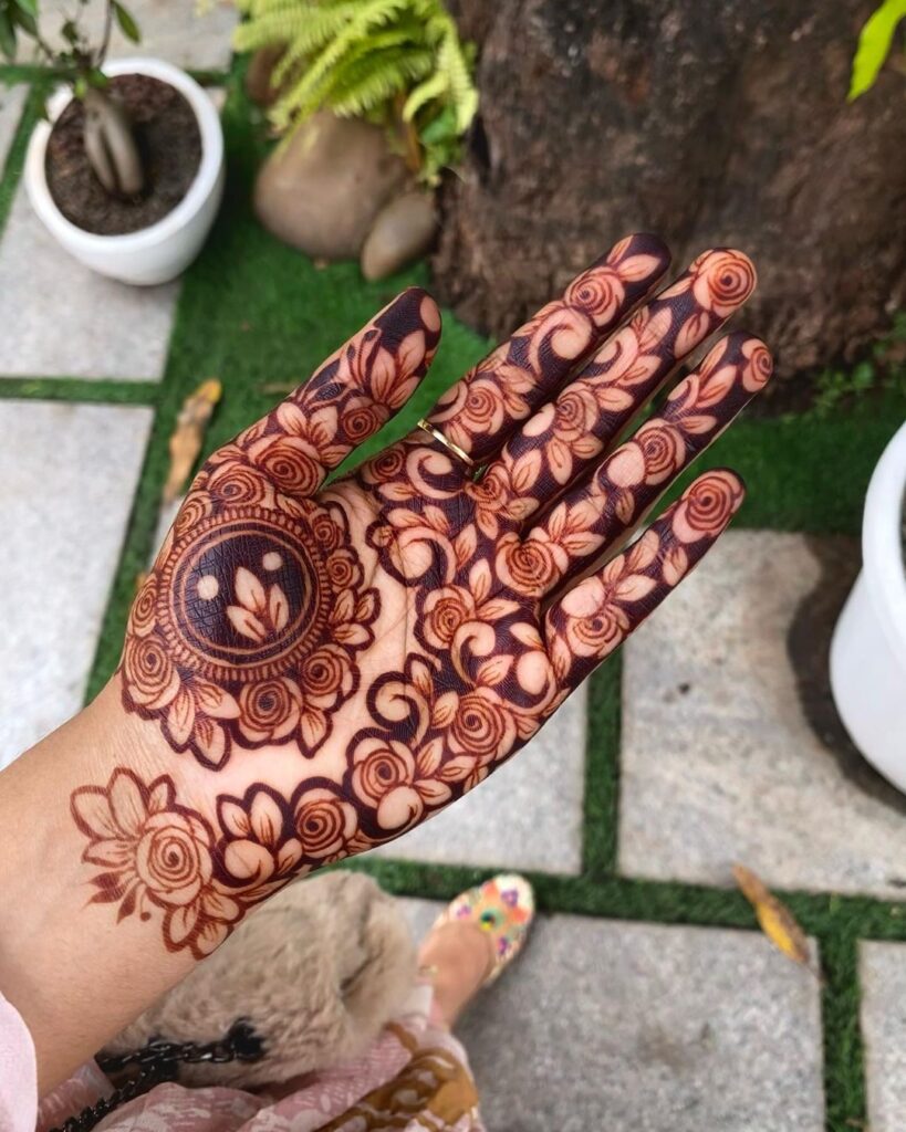 Best 20+ Navratri Mehndi Design Easy » Mixing Images