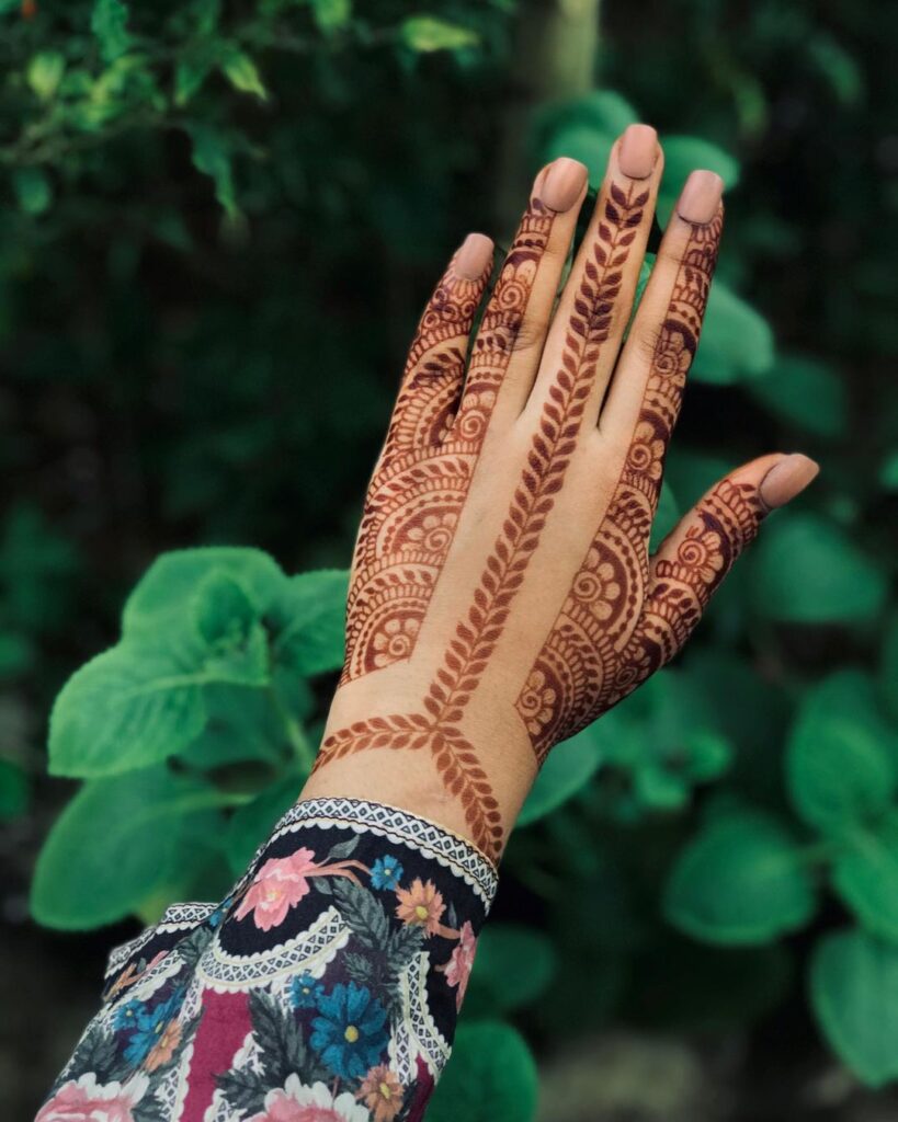 Best 20+ Navratri Mehndi Design Easy » Mixing Images