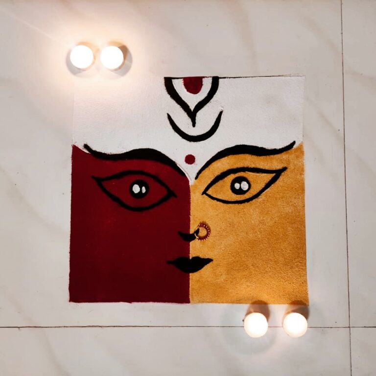 Best 20+ Navratri Rangoli Designs » Mixing Images