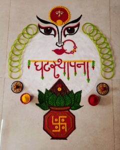 Best 20+ Navratri Rangoli Designs » Mixing Images