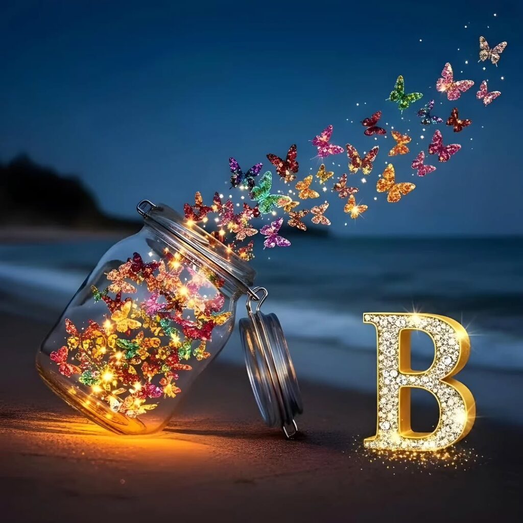 A to Z Alphabet DP for Girls – Magical Butterfly Effect | Stylish ...