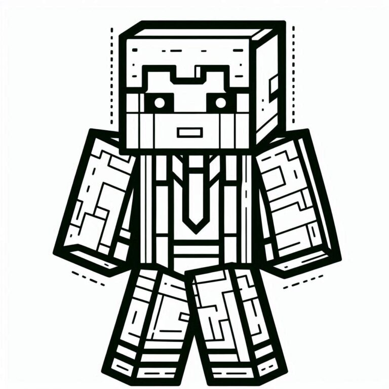 30+ Best Minecraft Coloring Pages – Fun, Creative & Free to Print for ...