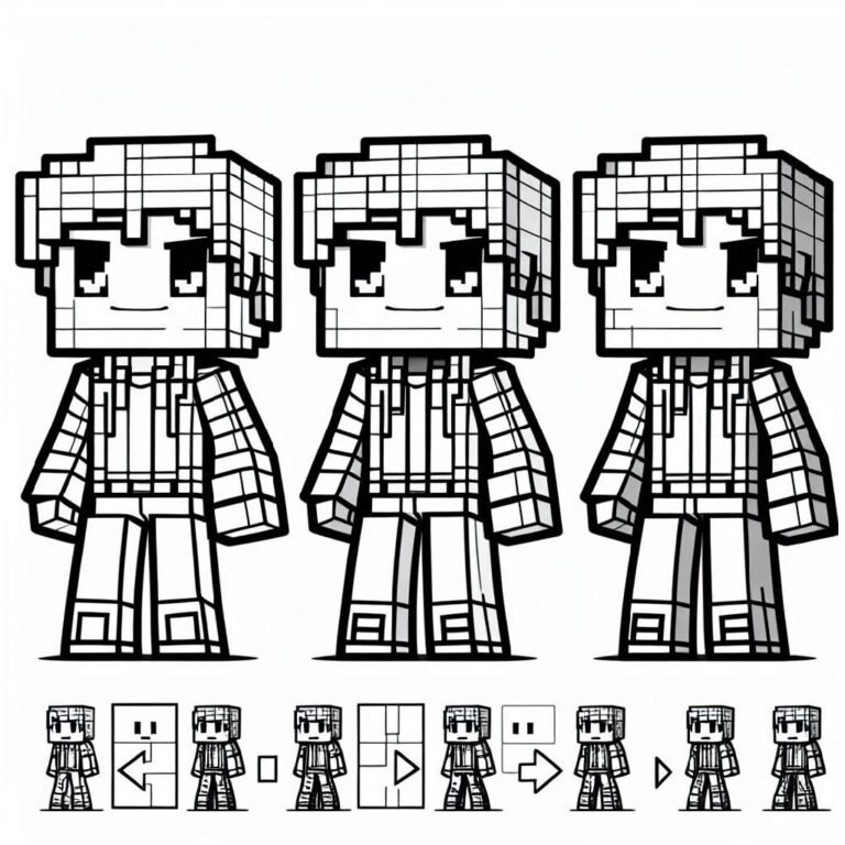 30+ Best Minecraft Coloring Pages – Fun, Creative & Free to Print for ...