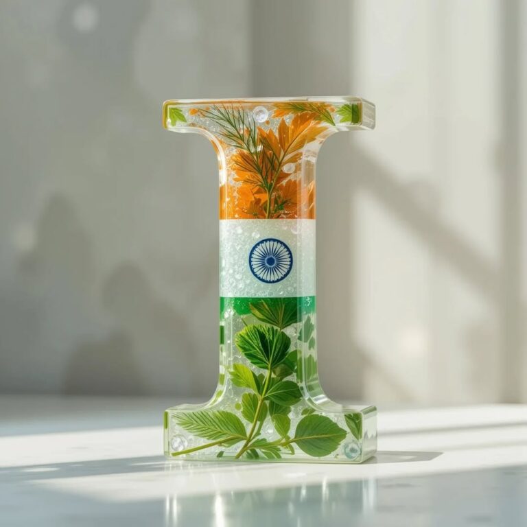 A To Z Indian Flag Alphabet DP Images – Transparent 3D Tiranga Letters ...